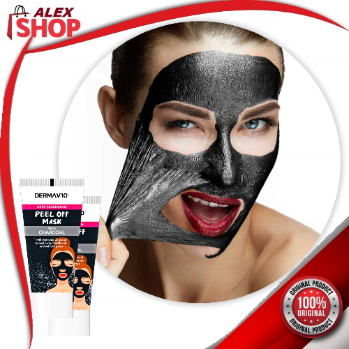 Crna maska za lice sa aktivnim ugljem i propolisom za dubinsko čišćenje