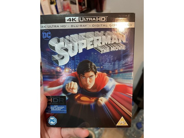 Superman 4k uhd plus blu ray