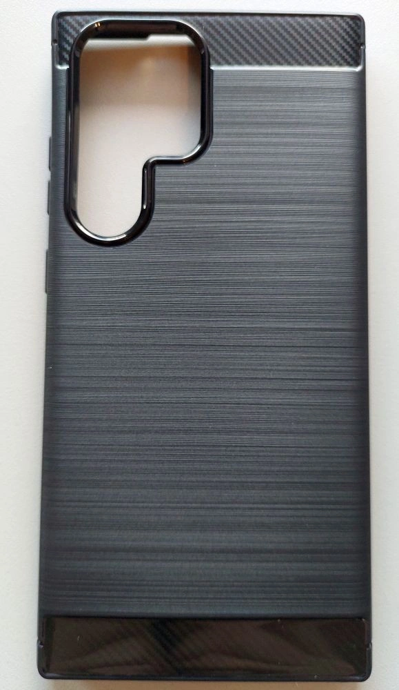 TPU MASKA BRUSHED ZA SAMSUNG SM-S918B, GALAXY S23 ULTRA 2023 (6.8") CRNA