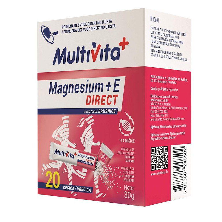 Multivita magnezium + e direct 20/1 multivita