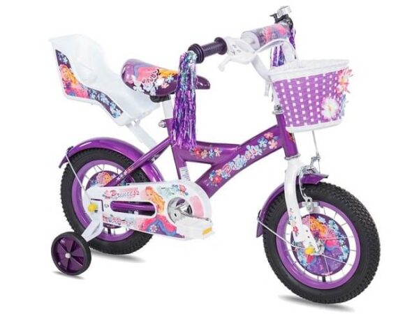 Dečiji bicikl Princess 12“ – ljubičasti, 590031