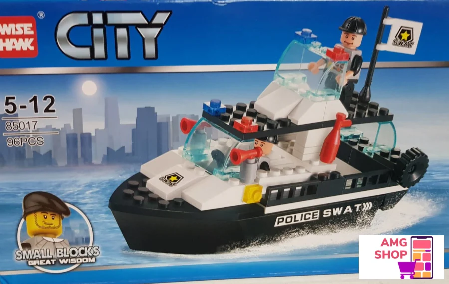 Kockice za decu - puno zabave - Policiski brod - Kockice za decu - puno zabave - Policiski brod
