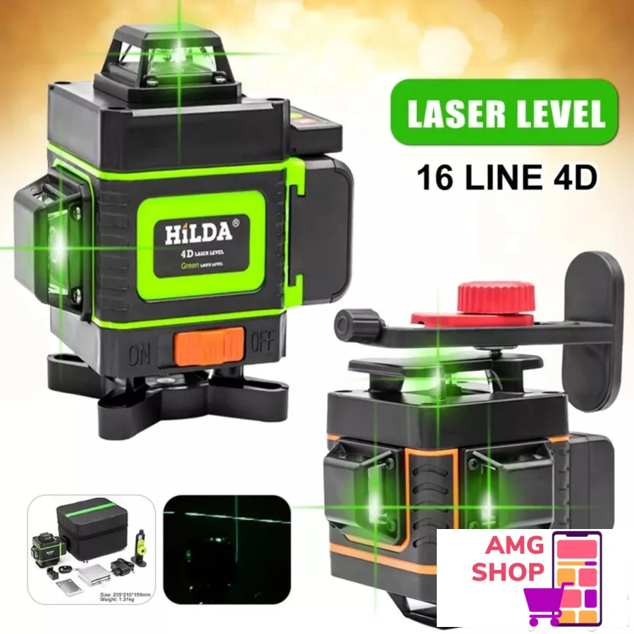 Laser za nivelaciju 4D 16 Linija DIGITALNI - Laser za nivelaciju 4D 16 Linija DIGITALNI