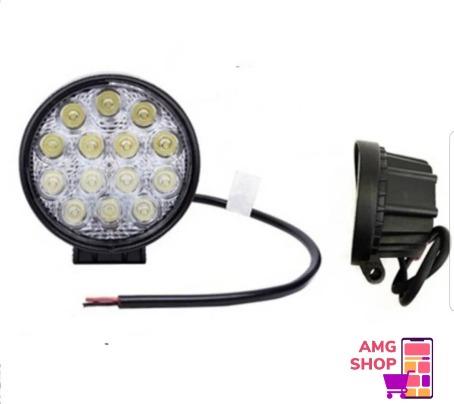 Led radni far okrugli -16 led dioda 12/24V - Led radni far okrugli -16 led dioda 12/24V