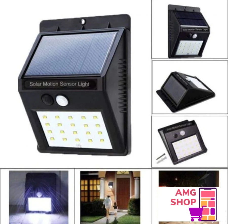 Led reflektor na solarno punjenje 20 Led sijalica - Led reflektor na solarno punjenje 20 Led sijalica