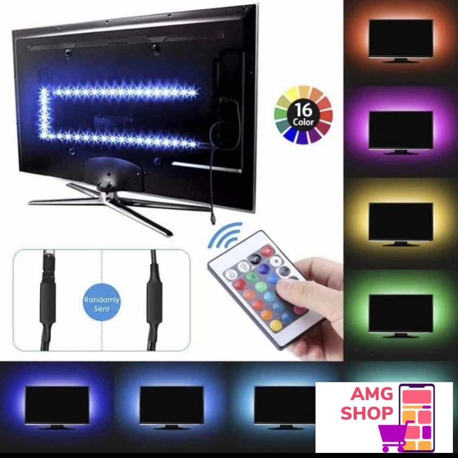 Led traka RGB 5m usb TV dioda - Led traka RGB 5m usb TV dioda