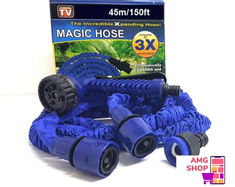 Magicno crevo za vodu sa prskalicom Magic hose 45m - Magicno crevo za vodu sa prskalicom Magic hose 45m