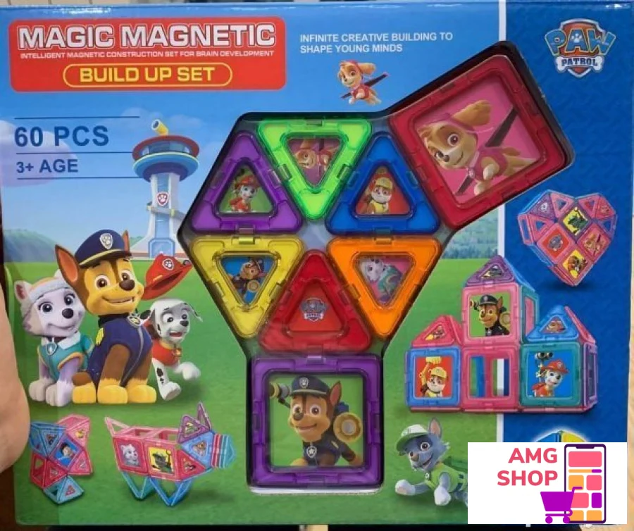 Magnetni 3D set za decu -60 delova-IGRACKA-IGRE-IGRE - Magnetni 3D set za decu -60 delova-IGRACKA-IGRE-IGRE