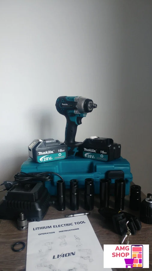 MAKITA Aku Udarni Odvijac Busilica Srafilica 128v + 6 gedora - MAKITA Aku Udarni Odvijac Busilica Srafilica 128v + 6 gedora