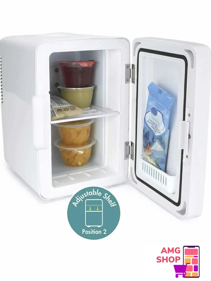 mali mini frižider sa led svetlom i ogledalom - 220v i 12v - mali mini frižider sa led svetlom i ogledalom - 220v i 12v