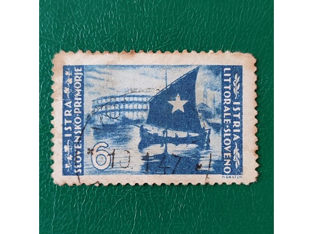 1946 - Istra i Slov. primorje 6 lira