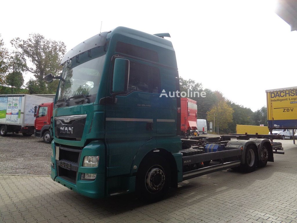 MAN TGX 26.440 6x2 BDF Hydraulik kamion sa klizna zavesa cerada