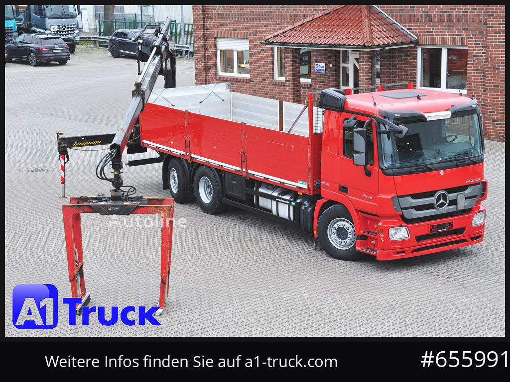 Mercedes-Benz Actros 2546 MP 3 kamion s ravnom platformom