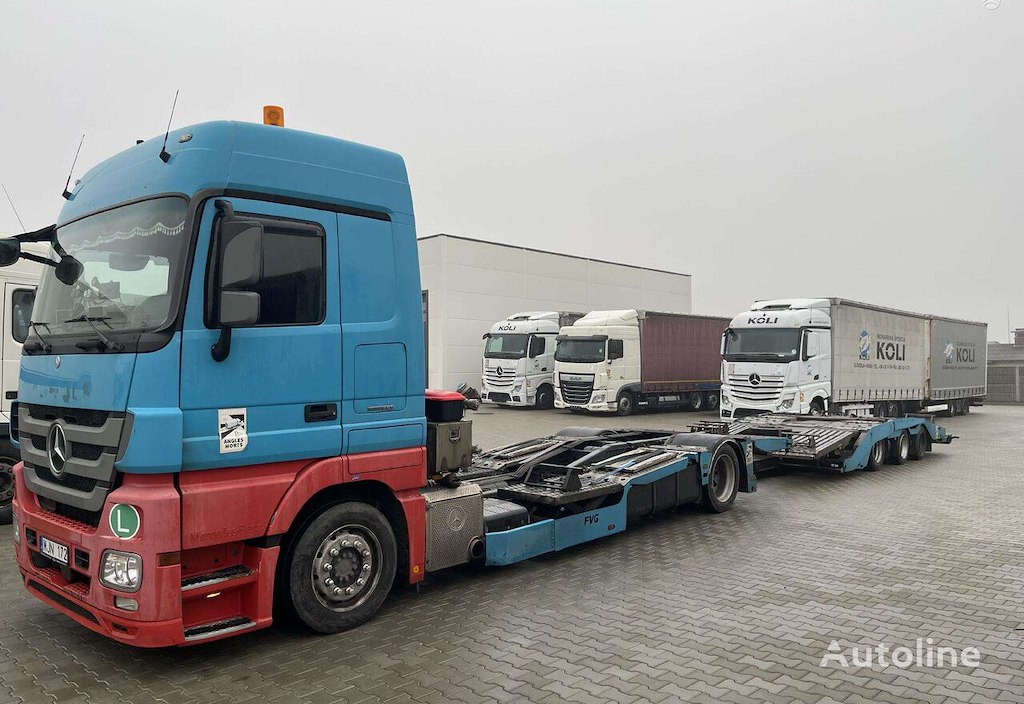 Mercedes-Benz ACTROS 1846 FVG! autotransporter + prikolica autotransportera