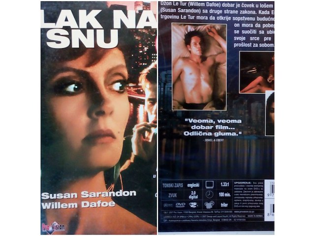 dvd Lak na snu...Susan Srandon,Willem Dafoe