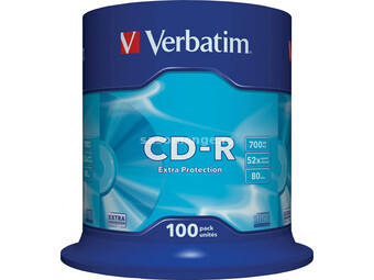 CD-R Verbatim 700MB 52x 1/100