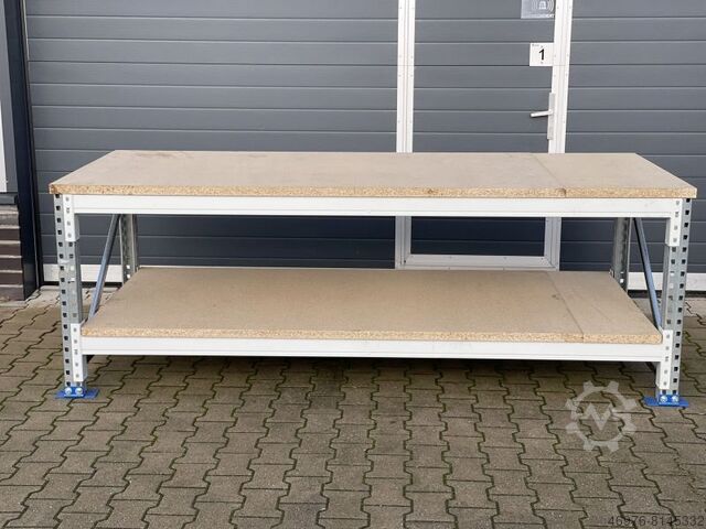 Workbench Workbench Sto za radni sto
SSI Schäfer PR600 /2.580 x 1000 x 938mm/ Traversen 2.400 mm / verzinkt/lichtgrau