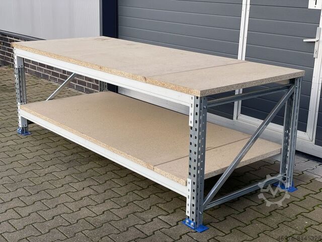 Workbench Workbench Sto za radni sto
SSI Schäfer PR600 /2.580 x 800 x 938mm/ Traversen 2.400 mm / verzinkt/lichtgrau