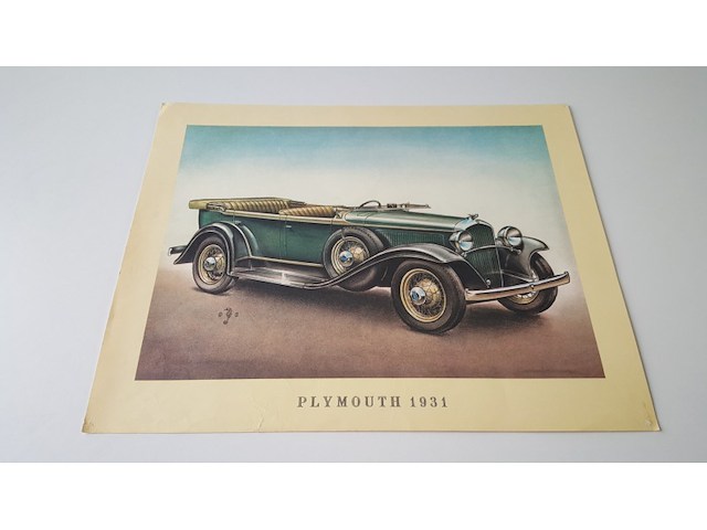 Aral Oldtimer Galerie -Plymouth 1931