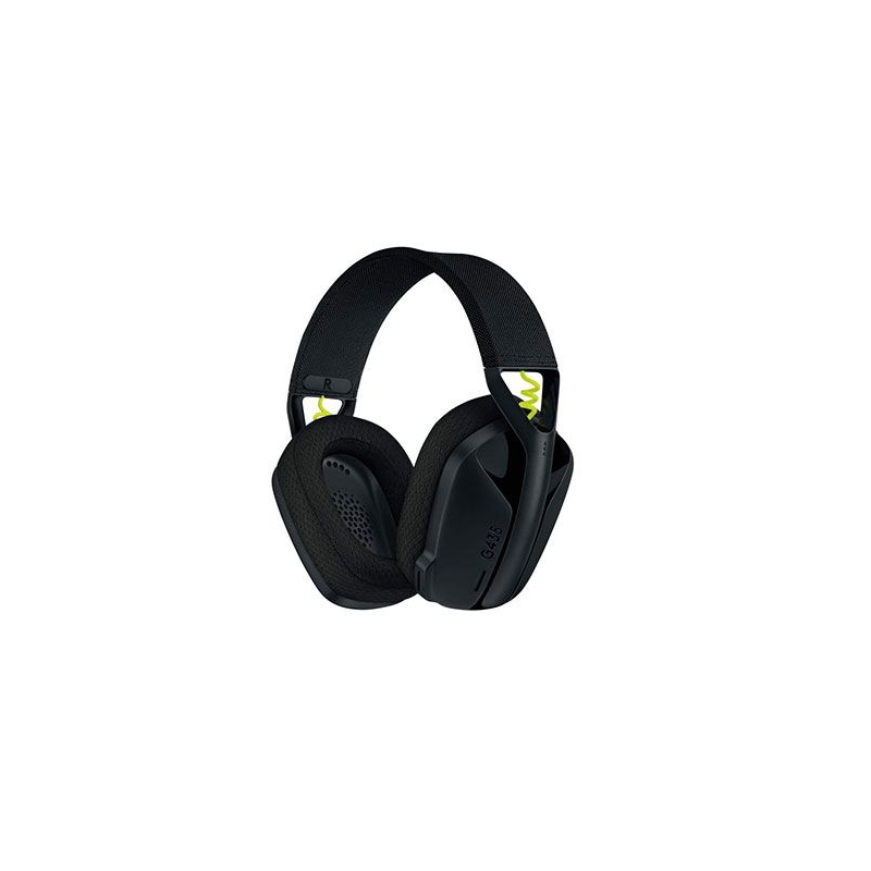 Logitech G435 Lightspeed Wireless Gaming Headset, Black