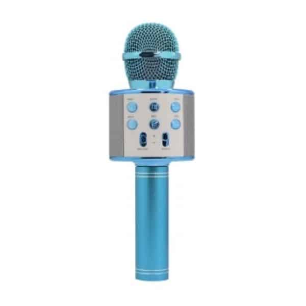 Mikrofon karaoke+ zvucnik (WS-858) BTS PLAVA