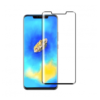 Zastitno staklo FULL GLUE za Huawei Mate 20 Pro crno.