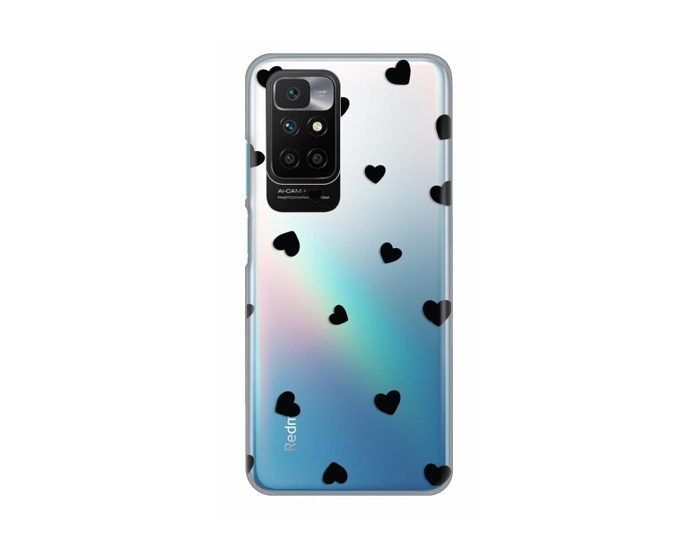 Silikonska futrola PRINT Skin - Xiaomi Redmi 10/Redmi 10 Prime Hearts