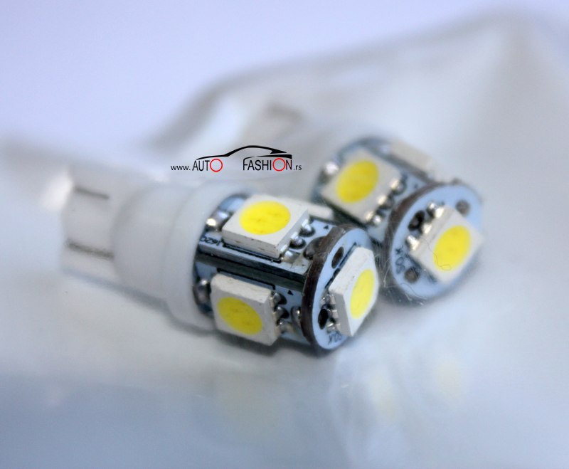 LED sijalica T10 W5W 5 SMD jeftina