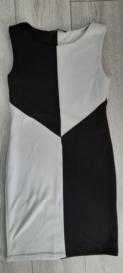 Crno bela haljina