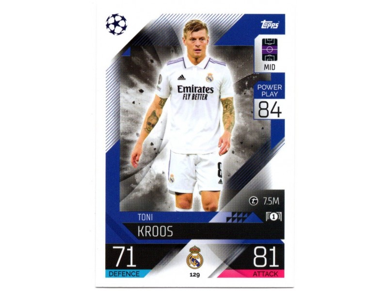 129.Toni Kroos - Real Madrid CF- Match ATTAX 2022/23