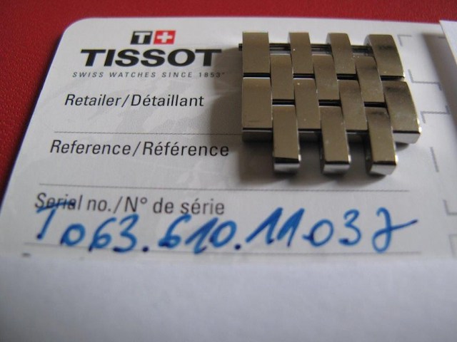 TISSOT - segment narukvice od muš. sata T063.610.11.037