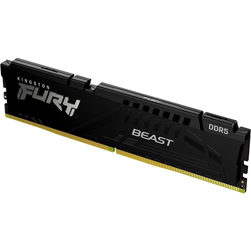 Kingston 32GB (1x32GB) DDR5 5200MT/s CL36 FURY Beast Black memorija | KF552C36BBE-32