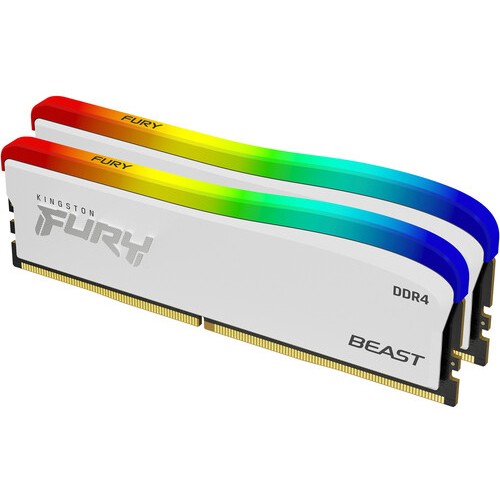Kingston 16GB (2x8GB) DDR4 3200MT/s CL16 FURY Beast RGB SE memorija | KF432C16BWAK2/16