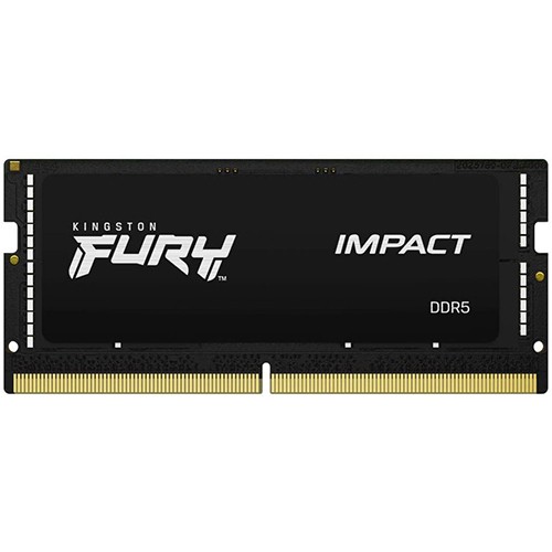 Kingston 32GB (1x32GB) DDR5 5600MT/s CL40 FURY Impact Black SODIMM memorija | KF556S40IB-32