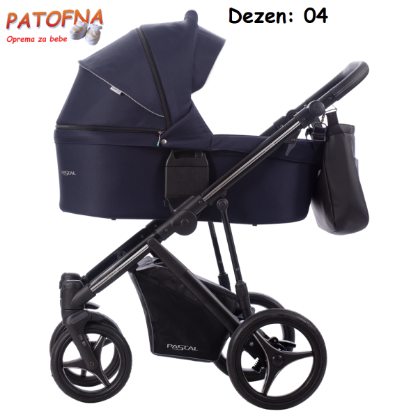 Kolica za bebe Bebetto Pascal 2u1, 04 CRN