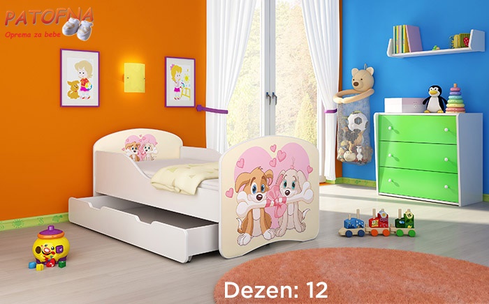 Krevet za decu Acma 1 sa fiokom 180×80 12
