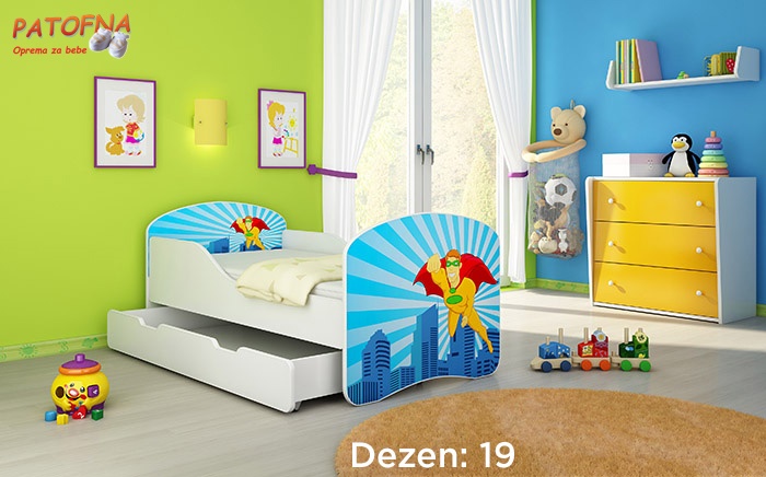 Krevet za decu Acma 1 sa fiokom 180×80 19