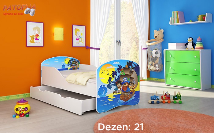 Krevet za decu Acma 1 sa fiokom 180×80 21