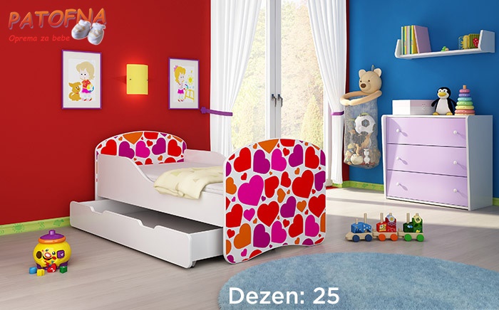 Krevet za decu Acma 1 sa fiokom 180×80 25