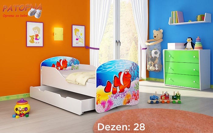 Krevet za decu Acma 1 sa fiokom 180×80 28