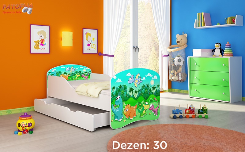 Krevet za decu Acma 1 sa fiokom 180×80 30
