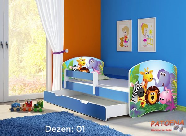 Krevet za decu Acma 2 BLUE 140×70 F 01