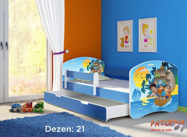 Krevet za decu Acma 2 BLUE 140×70 F 21