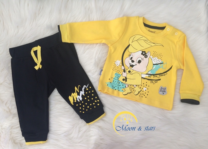 Kompletići za bebe 088, MOON & STARS