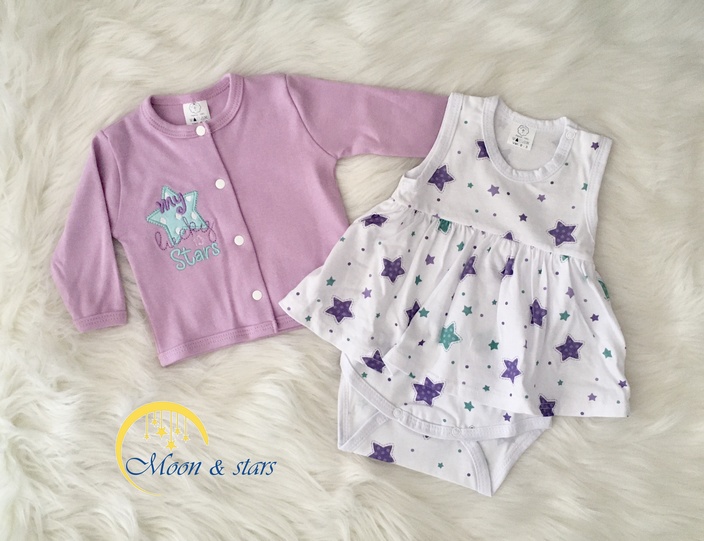 Kompletići za bebe 115, MOON & STARS