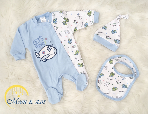 Kompletići za bebe 116, MOON & STARS