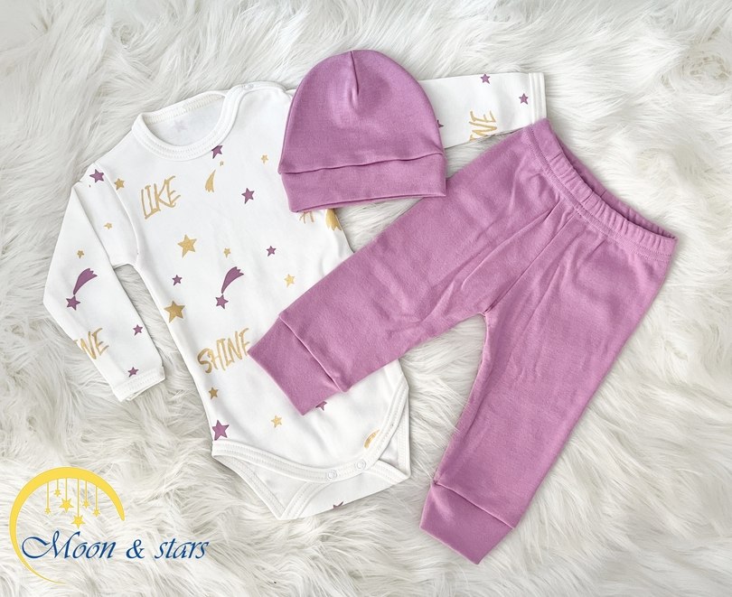 Kompletići za bebe 138, MOON & STARS