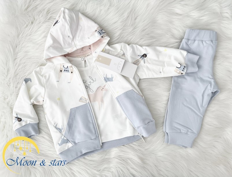 Kompletići za bebe 168, MOON & STARS