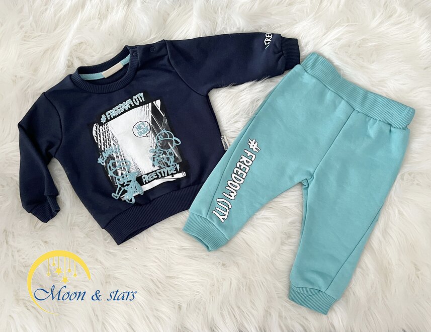 Kompletići za bebe 228, MOON & STARS