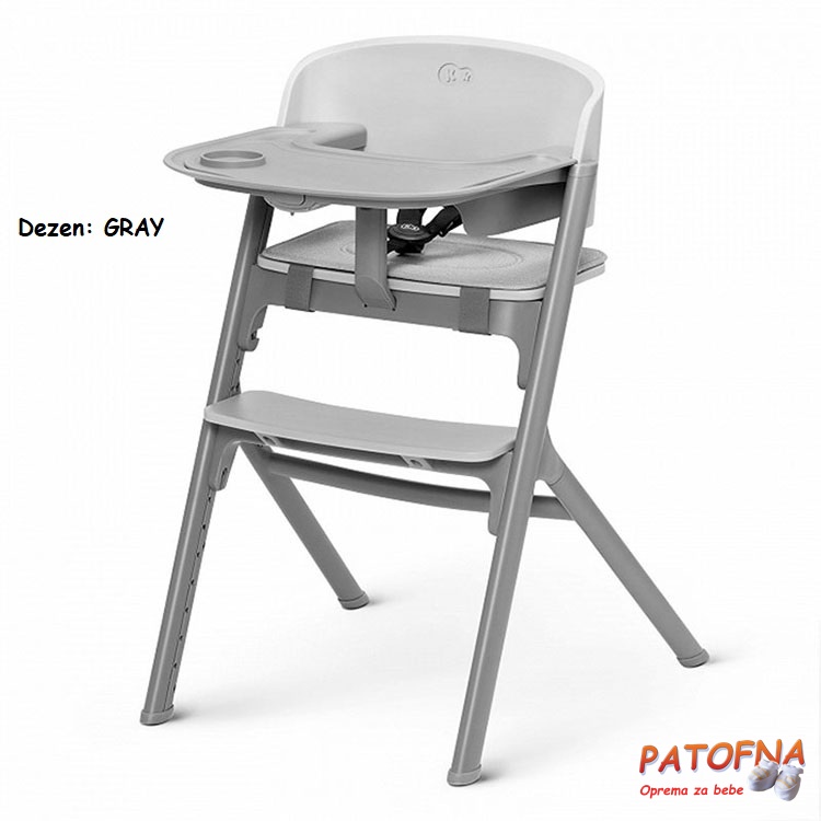 Hranilica Kinderkraft Igee 4 u 1, dezen GRAY